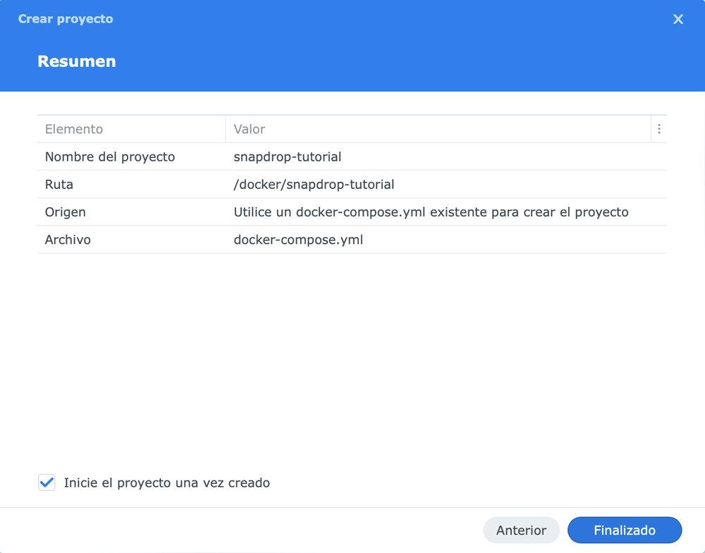 Cómo instalar y usar Snapdrop en mi NAS