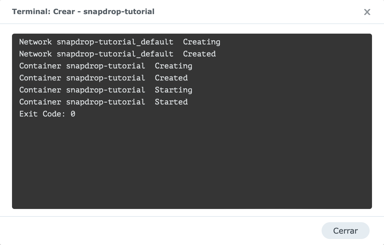 Cómo instalar y usar Snapdrop en mi NAS